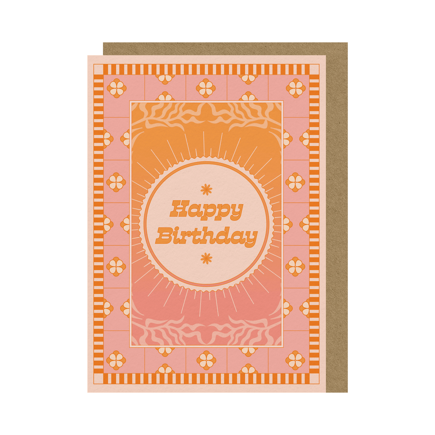 Happy Birthday Sunset Card – Lately Studio